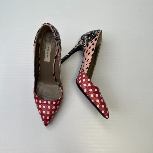 Marc Jacobs | Shoes | Marc Jacobs Pump Women 8 Snakeskin Italy High Heel Leather Shoe Cruise ...
